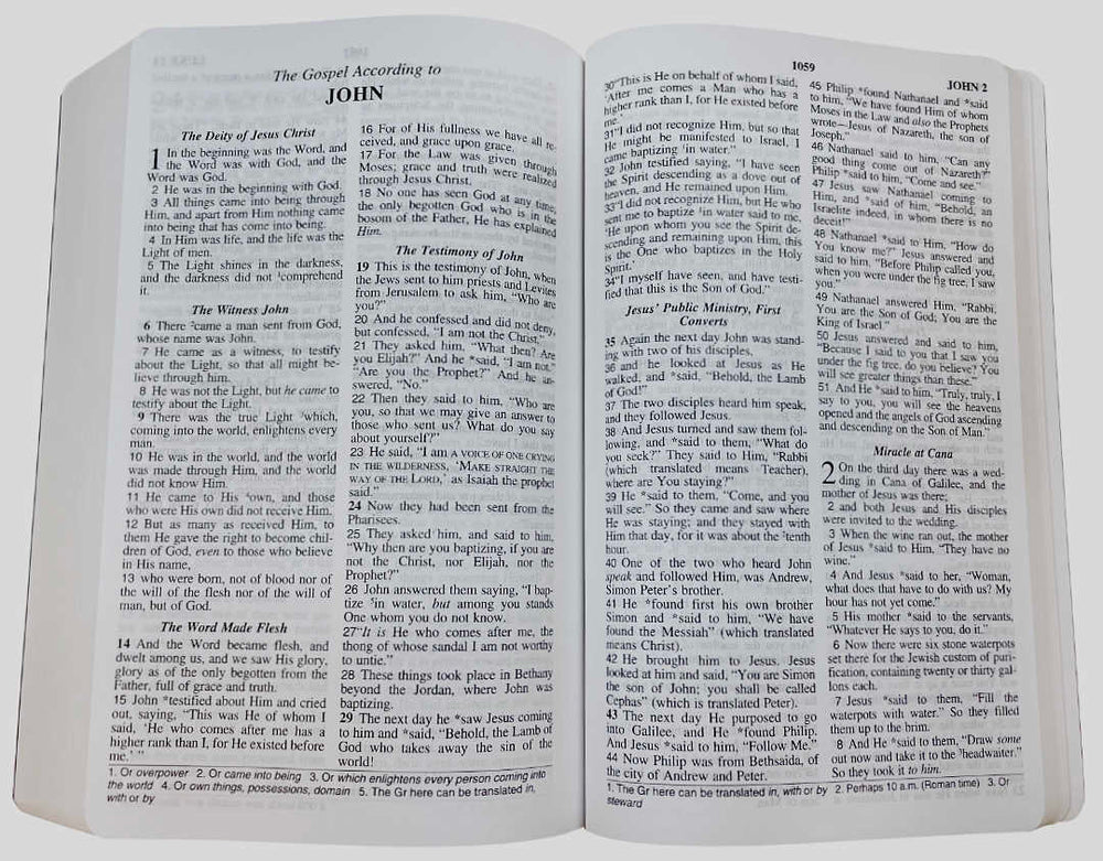 NASB Large Print Text Bible, 1995 text