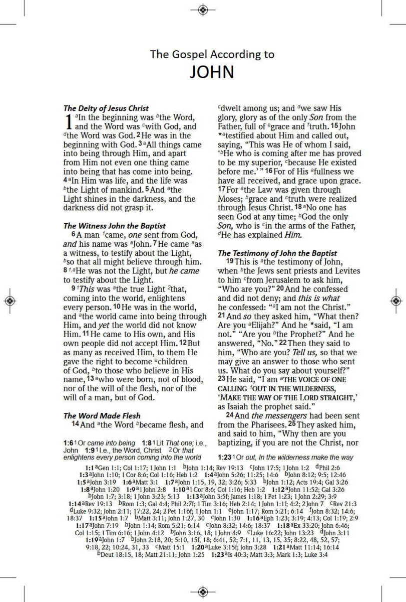 NASB 2020 Prime Reference Bible